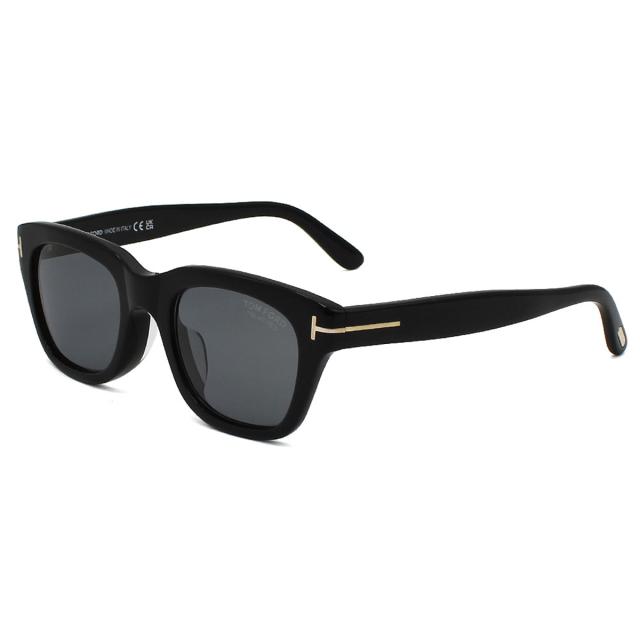 トムフォード TOM FORD スノードン サングラス 偏光レンズ アジアンフィット アイウェア UVカット ウェリントン FT0237-F/S 01D 51 紫外