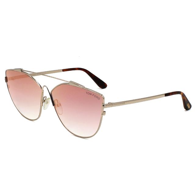 トムフォード TOM FORD サングラス アイウェア ノーズパッド FT0563 S 33G 64 フォックス型 メンズ レディース ユニセックス 紫外線対策