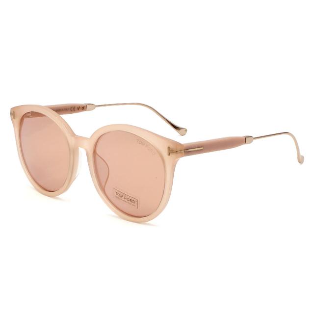 トムフォード TOM FORD サングラス アジアンフィット UVカット アイウェア ラウンド FT0642-K/S 74G 57 レディース ピンク 紫外線対策 サ