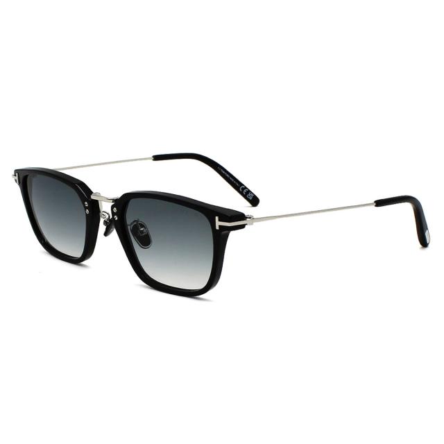 トムフォード TOM FORD サングラス EYEWEAR アジアンフィット アイウェア UVカット スクエア FT1042-D/S 01B 52 メンズ レディース 紫外