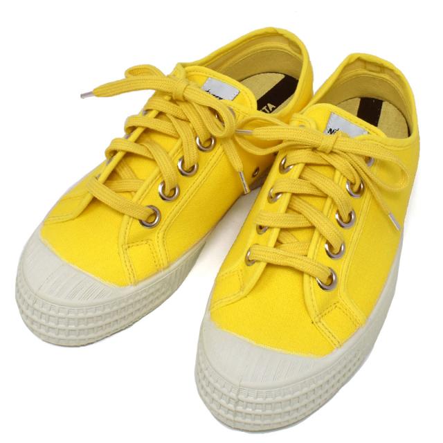 ノヴェスタ NOVESTA スニーカー X452002-68Y68Y110 STAR MASTER スターマスター キャンバス ローカット 靴 イエローシューズ レディース