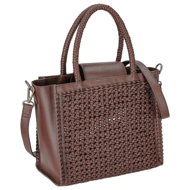 バグマティ BAGMATI バッグ 2WAY ハンドバッグ 手提げ トートバッグ ショルダーバッグ 肩掛けバッグ BH-NW-05 DBR レディース ハンドバッ