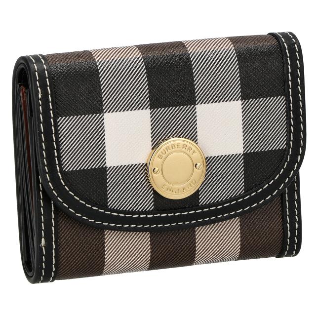 バーバリー BURBERRY 財布 三つ折り財布 折りたたみ財布 小銭入れ付き 8062300-A8900 レディース ブラウン系 ミニ財布 使いやすい 小さめ