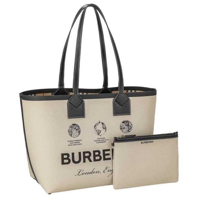 バーバリー BURBERRY バッグ トートバッグ 8063121 A1435 ポーチ付き レディース ベージュ系 トート 人気 ブランド 使いやすい プレゼン
