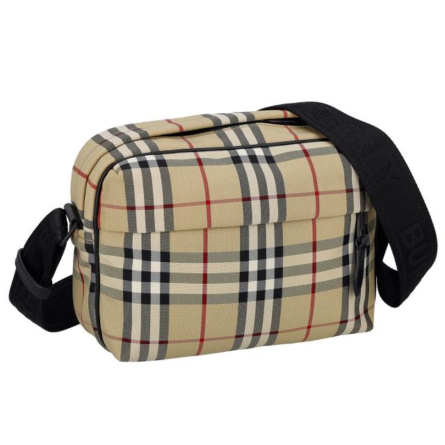 バーバリー BURBERRY バッグ ショルダーバッグ 肩掛けバッグ 斜め掛けバッグ 8084111 A7026 メンズ アーカイブベージュ 斜め掛けショルダ