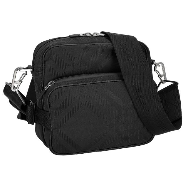 バーバリー BURBERRY バッグ ショルダーバッグ 肩掛けバッグ 斜めがけバッグ 8085380 A1189 クロスボディ メンズ ブラック 斜め掛けショ