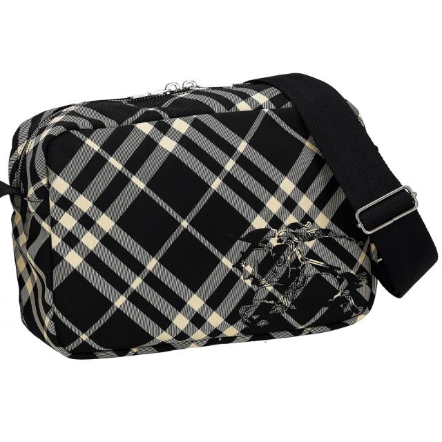 バーバリー BURBERRY バッグ ショルダーバッグ 肩掛けバッグ 斜めがけバッグ 8092017 B8687 メンズ ブラック 斜め掛けショルダーバッグ