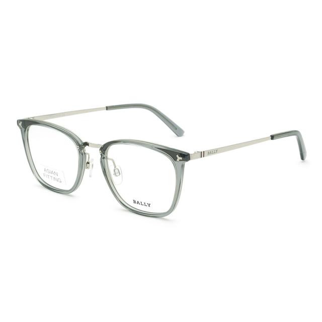 バリー BALLY フレーム メガネ 眼鏡 フレームのみ ノーズパッド BY5037D/V-020-53 アイウェア EYEWEAR スクエア型 メガネフレーム ブラン