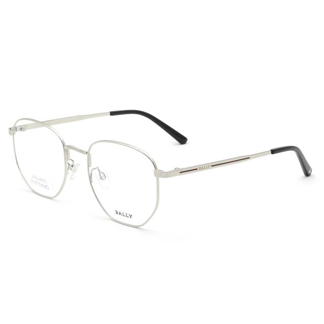 バリー BALLY フレーム メガネ 眼鏡 フレームのみ ノーズパッド BY5052-D/V 016 53 アイウェア EYEWEAR ラウンド型 多角形 メガネフレー