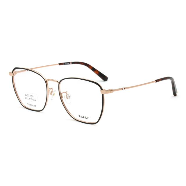 バリー BALLY フレーム メガネ 眼鏡 フレームのみ ノーズパッド アイウェア ウェリントン BY5059-D/V 002 56 メンズ メガネフレーム ブラ
