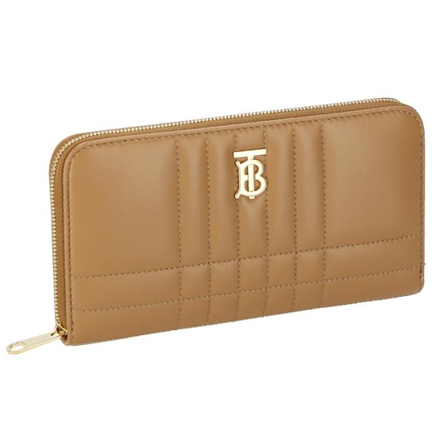 バーバリー BURBERRY 財布 長財布 ラウンドファスナー長財布 小銭入れ付き 8062697 B1475 レディース メンズ ユニセックス ブラウン 二つ