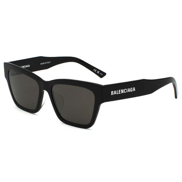 バレンシアガ BALENCIAGA サングラス アジアンフィット アジアンフィット アイウェア UVカット スクエア BB0307SA-001 メンズ レディース