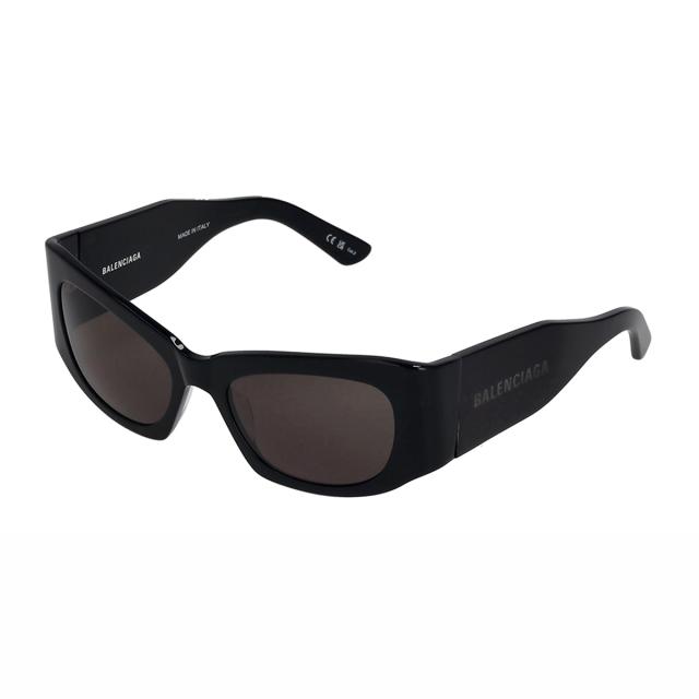 バレンシアガ BALENCIAGA サングラス アイウェア UVカット キャットアイ BB0327S-001 レディース ブラック+グレー 紫外線対策 サングラス