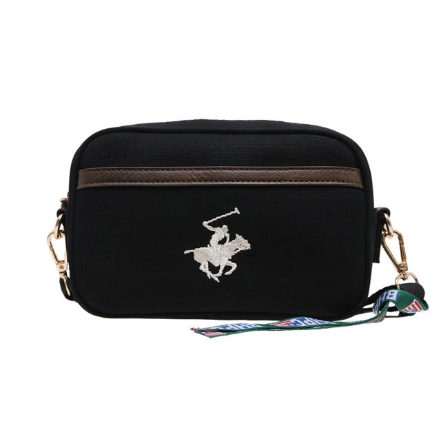 ビバリーヒルズ ポロ クラブ BEVERLY HILLS POLO CLUB バッグ ショルダーバッグ BH1009N 243904 BK/BK/WH ブラック+ホワイトショルダーバ