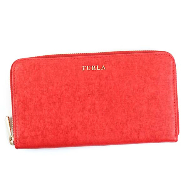 フルラ FURLA 財布 PN08 BABYLON バビロン ラウンドファスナー長財布 RED 827998 レッド