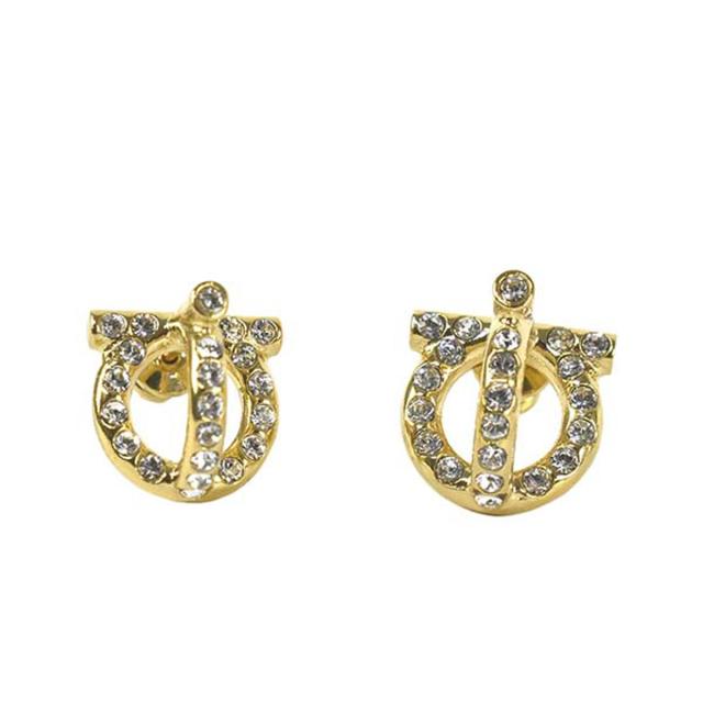 サルバトーレ フェラガモ Salvatore Ferragamo ピアス アクセサリー 760417 736294 EA 3D STRASS ...