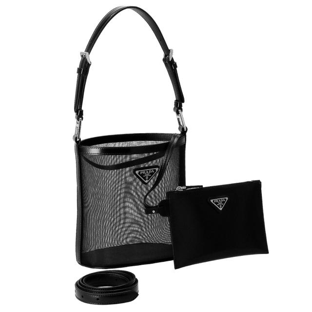 プラダ PRADA バッグ 2way ハンドバッグ トートバッグ 手提げ ショルダーバッグ 斜め掛けバッグ 1BE061RESPAZHOO-NER 斜め掛けショルダー