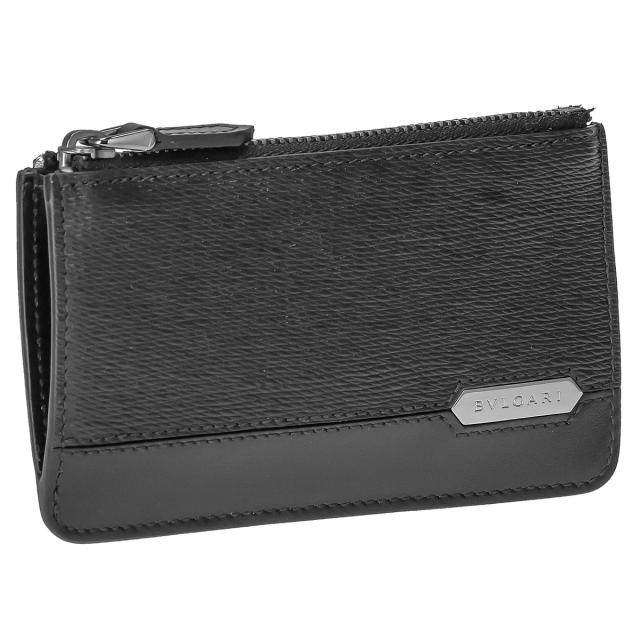 ブルガリ BVLGARI ケース 小銭入れ 282774 SERPENTI SCAGLIE MAN セルペンティ スカリエ マン メンズ ブラック 財布 小銭入れ マル