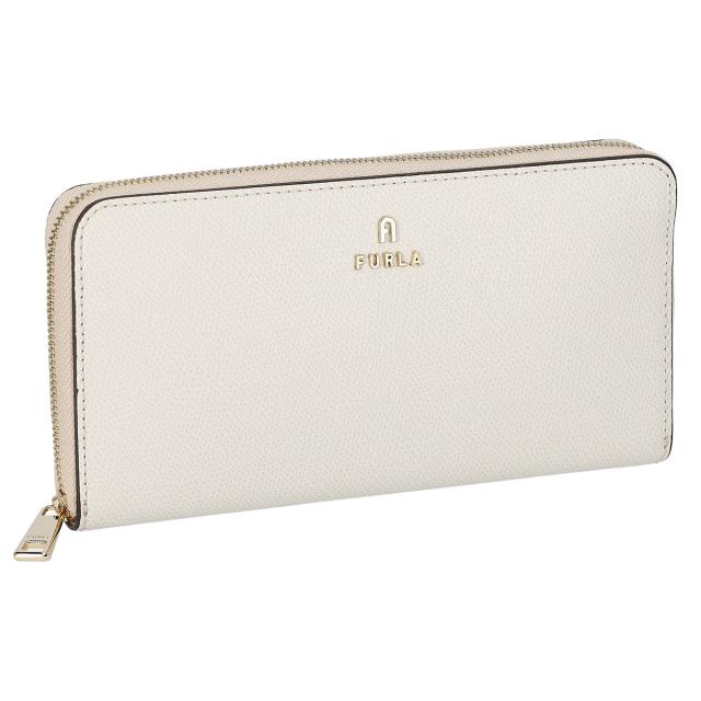 フルラ FURLA 財布 長財布 ラウンドファスナー長財布 小銭入れ付き WP00322 ARE000 1704S レディース ホワイト系 二つ折り長財布 レザー