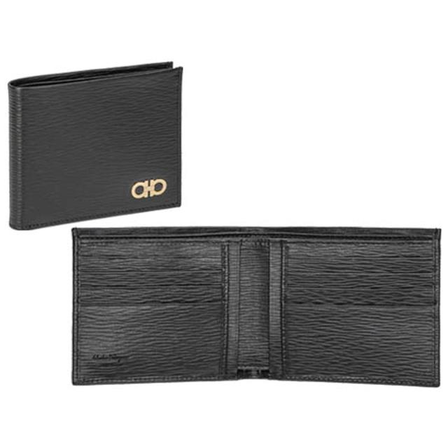 フェラガモ Ferragamo 財布 二つ折り財布 折りたたみ財布 小銭入れなし