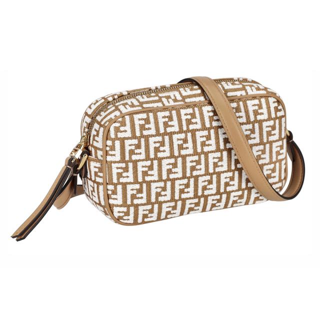 フェンディ FENDI バッグ ショルダーバッグ 斜め掛けバッグ 8BS077-0APZQ F1MB1 タペストリーファブリック カメラケース レディース 斜め