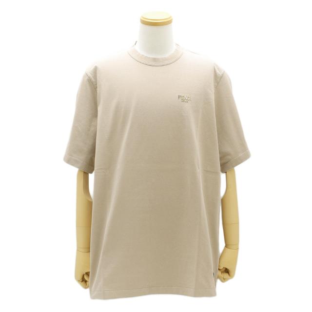 フェンディ FENDI アパレル トップス Tシャツ 半袖 FY1217-APME-F1M20 メンズ ベージュ系 ブランド おしゃれ 半そで tシャツ プレゼント