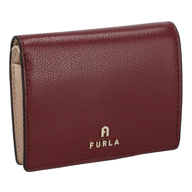 フルラ FURLA 財布 二つ折り財布 折りたたみ財布 小銭入れ付き WP00304-ARE000 3574S CAMELIA S カメリア レディース レッド 財布 使いや