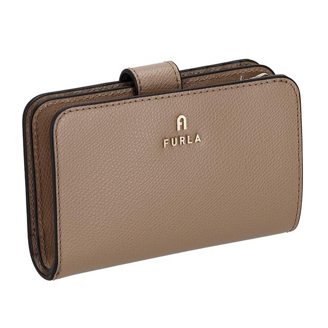 フルラ FURLA 財布 二つ折り財布 折りたたみ財布 小銭入れ付き WP00314-ARE000 1257S レディース ブラウン 本革 レザー 財布 使いやすい