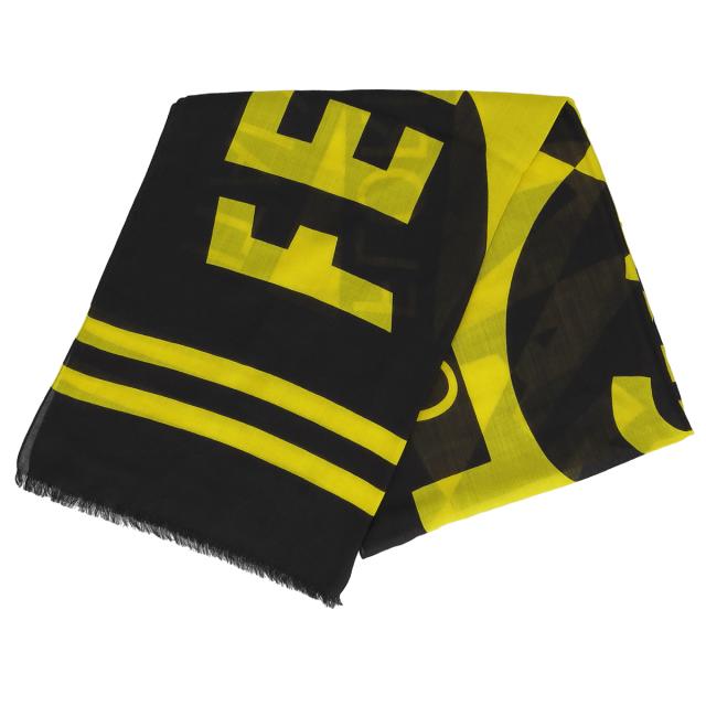 フェラガモ Ferragamo ストール マフラー 大判 520122 776157 NER/GIALLO ブラック+イエロー系 ストール マフラー ブランド 人気 贈り物