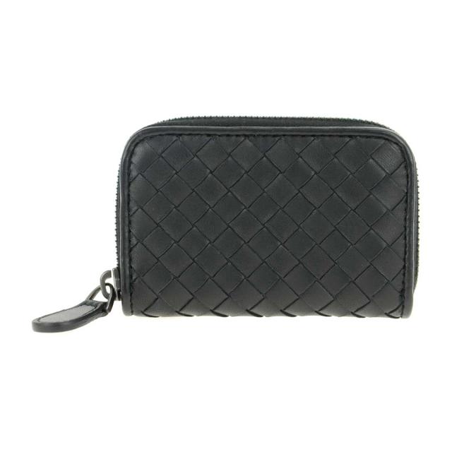 ボッテガヴェネタ BOTTEGA VENETA 財布 ケース 小銭入れ 114075 v001n 1000 ラム レザー 本革 メンズ ブラック 財布 小銭入れ マル