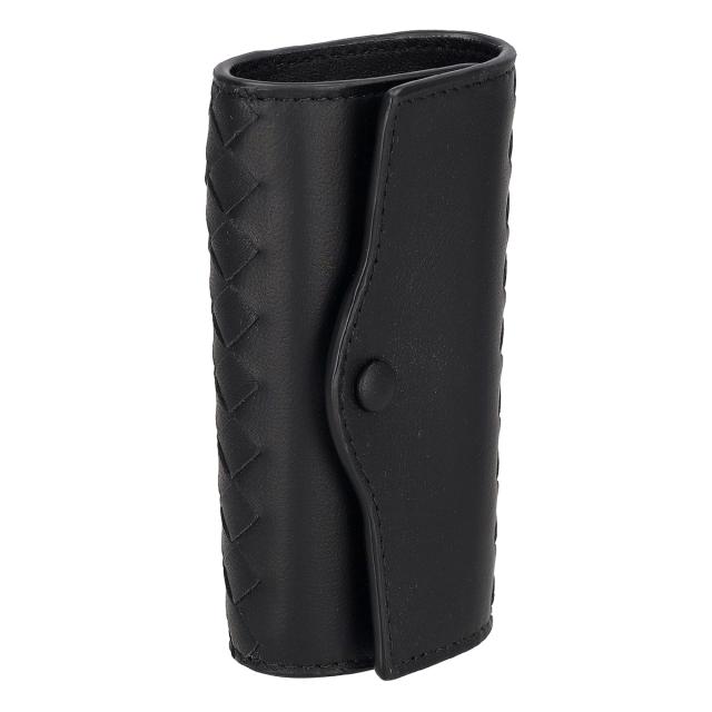 ボッテガヴェネタ BOTTEGA VENETA キーケース キーリング付き 5連キーフック 284137 V3UN1 8803 イントレチャート ブラック キーケース