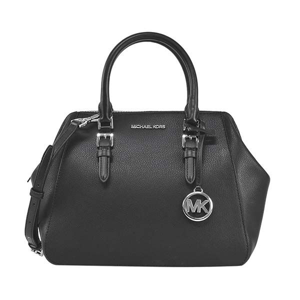 マイケルコース MICHAEL KORS アウトレット バッグ ハンドバッグ ショルダーバッグ 35T0SCFS3L CHARLOTTE シャーロット BLACK ブラック バッグ 2way ブランド 無地 本革 人気 プレゼント マイケルコース 人気 ブランド バッグ 女性 クリスマスプレゼント