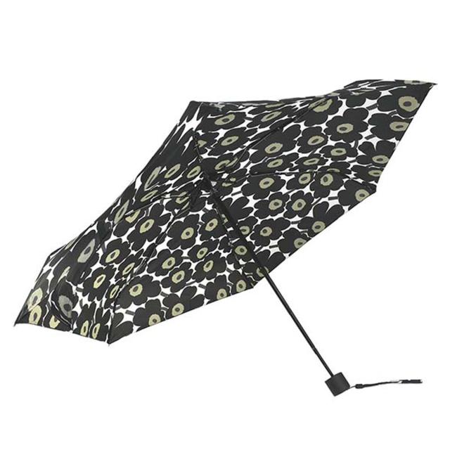 マリメッコ marimekko 折りたたみ傘 048857 030 MINI MANUAL UMBRELLA ミニ マニュアル アンブレラ MINI UNIKKO ブラック系かさ 折り畳み