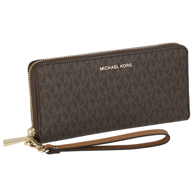 マイケルコース Michael Kors 財布 長財布 ラウンドファスナー長財布 32F1GJ6E7B 200 レディース ブラウン系 二つ折り長財布 ブランド 財