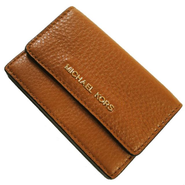 マイケルコース Michael Kors 名刺入れ 32F5GDDD5T 274 メンズ レディース ブラウンカードケース 本革 レザー ブランド 人気 プレゼント