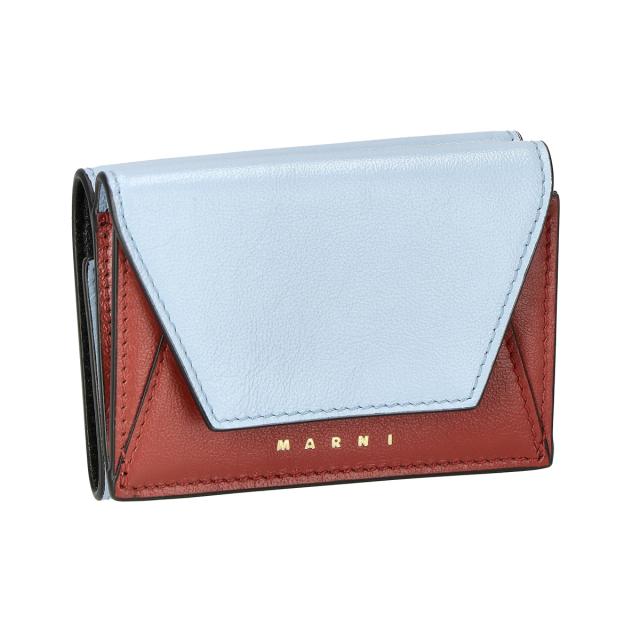 マルニ MARNI 財布 三つ折り財布 折りたたみ財布 小銭入れ付き PFMO0056U1 P2644 ZO612 レディース ミニ財布 使いやすい 小さめ プレゼン