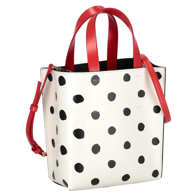 マルニ MARNI バッグ 2WAY ハンドバッグ トートバッグ ショルダーバッグ 肩掛けバッグ 斜めがけバッグ SHMP0039Q4 P6049 ZO432 水玉 ハン