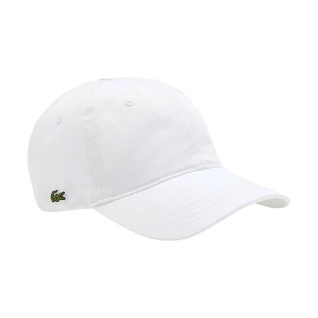 ラコステ LACOSTE キャップ 帽子 小物 アクセサリー ミドル 綿 コットン RK0440 001 レディース メンズ ユニセックス ホワイト ブランド