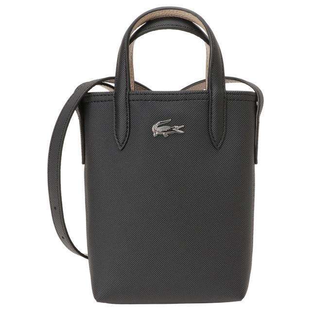 ラコステ LACOSTE バッグ 斜め掛けバッグ ショルダーバッグ ポシェット NF3866 A91 bblt00015l アンナ プチピケ ワニロゴ ブラック lacos
