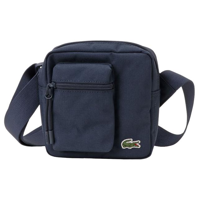 ラコステ LACOSTE バッグ 斜め掛けバッグ ショルダーバッグ NH4101 992 bblt00029m ネオクロコ ジップ カメラバッグ ワニロゴ ネイビー l