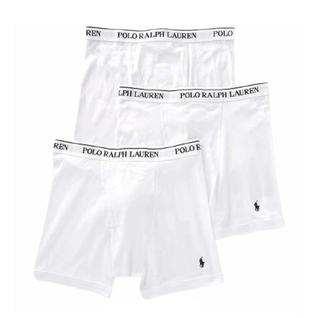 ポロ ラルフローレン POLO Ralph Lauren 肌着 ミドル ボクサーパンツ 3枚セット お買い得 パック 下着 NCBBP3 WHD メンズ ホワイト パン