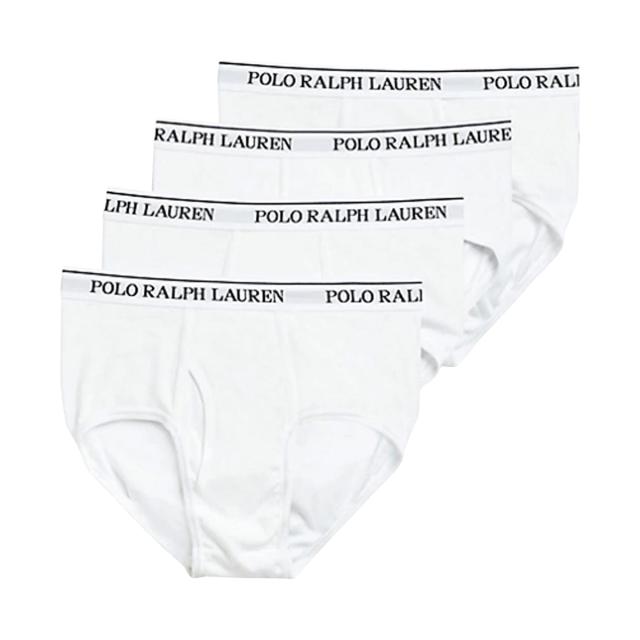 ラルフローレン Ralph Lauren ブリーフ 4枚セット お買い得 パック 下着 NCF3P4 WHD メンズ ホワイト 綿 コットン ブリーフ メンズ 6枚組