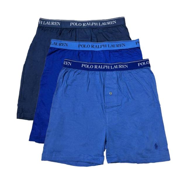 ラルフローレン Ralph Lauren ニットボクサー トランクス ロゴ 3枚セット お買い得 パック 下着 NCKBP3 A2D1 メンズ ボクサーパンツ メン