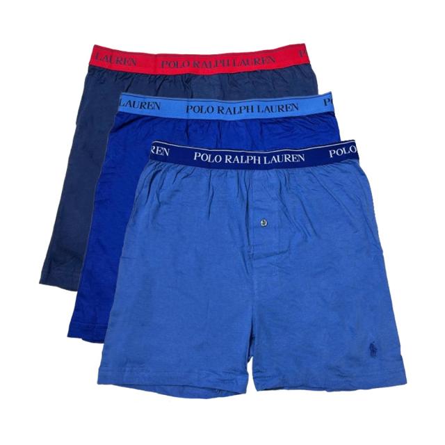 ラルフローレン Ralph Lauren ニットボクサー トランクス ロゴ 3枚セット お買い得 パック 下着 NCKBP3 A2D2 メンズ ボクサーパンツ メン
