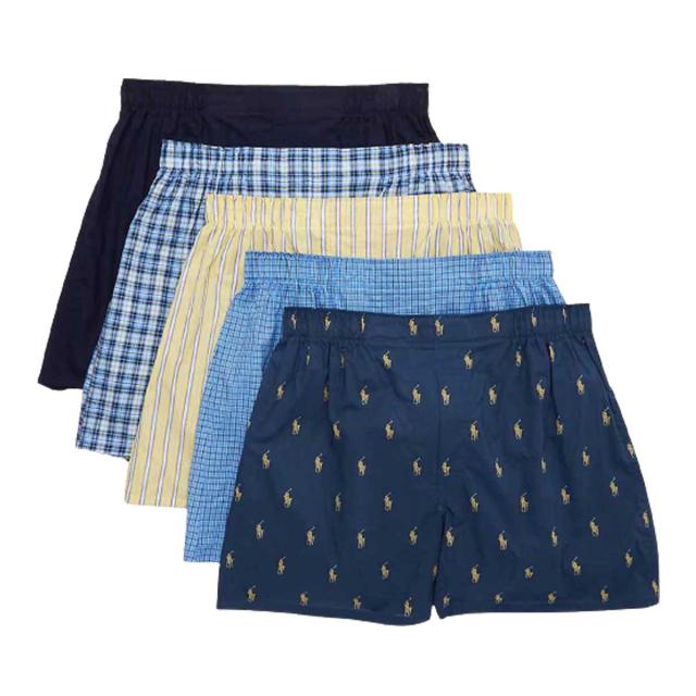 ラルフローレン Ralph Lauren 下着 パンツ トランクス 5枚セット お買い得 パック NCWBP5 AP6N メンズ トランクス メンズ 下着 3枚組 ブ