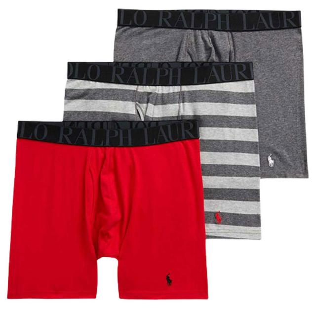 ポロ ラルフローレン POLO Ralph Lauren 肌着 ミドル ボクサーパンツ ストレッチ 3枚セット お買い得 パック 下着 NWBBP3 QC9 メンズ パ
