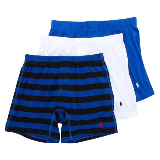 ラルフローレン Ralph Lauren 下着 パンツ ニットボクサー トランクス 3枚セット お買い得 パック NWSBP3 S6Z メンズ ボクサーパンツ メ