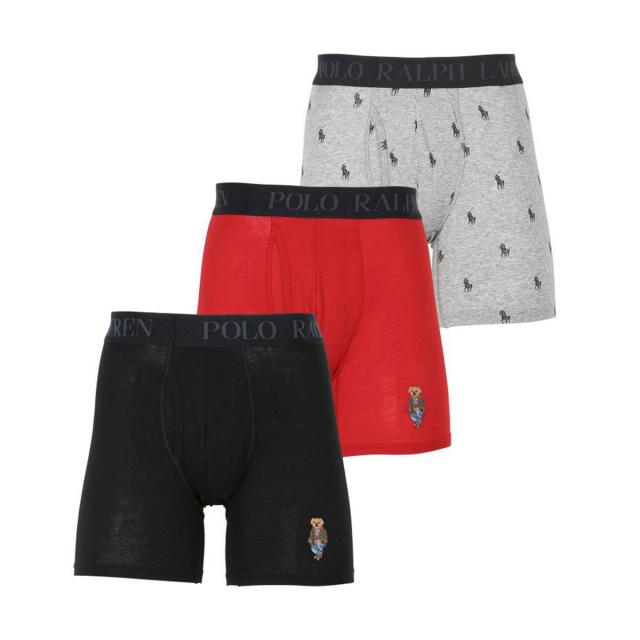 ポロ ラルフローレン POLO RALPH LAUREN ボクサーパンツ ボクサーブリーフ 3枚セット ギフト 下着 LFHBP3 A1V5 メンズ ボクサーパンツ メ