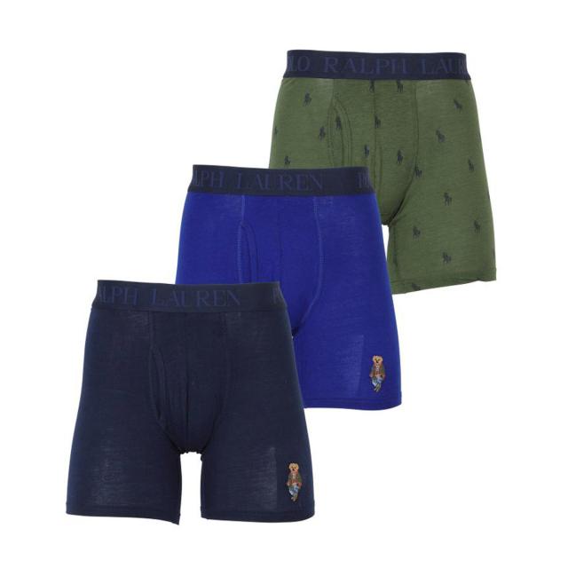 ポロ ラルフローレン POLO RALPH LAUREN ボクサーパンツ ボクサーブリーフ 3枚セット ギフト 下着 LFHBP3 A1V6 メンズ ボクサーパンツ メ