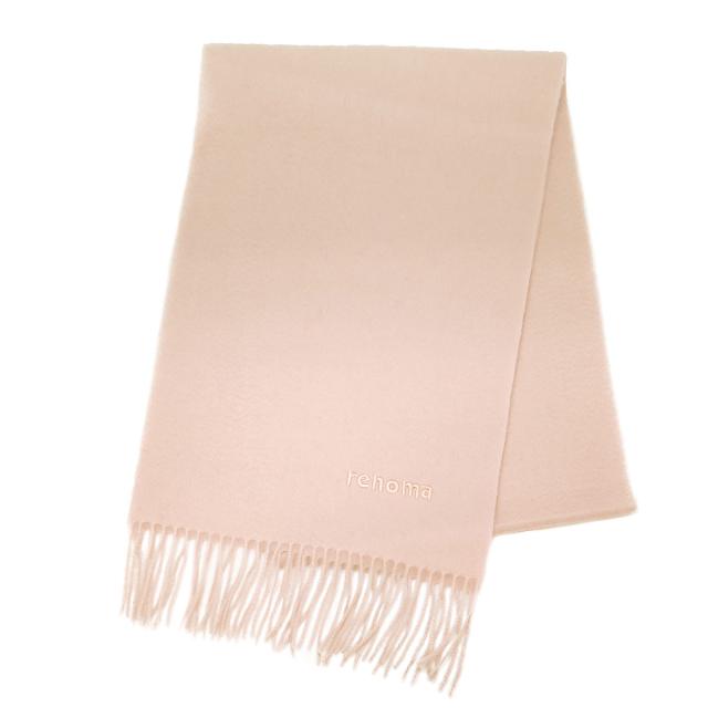レノマ renoma マフラー ストール R9912 LT.PINK プレーン カシミヤ カシミア レディース ライトピンク マフラー ブランド 防寒 人気 贈
